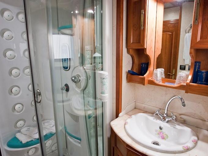 El Transcantabrico (luxury train in northern Spain)