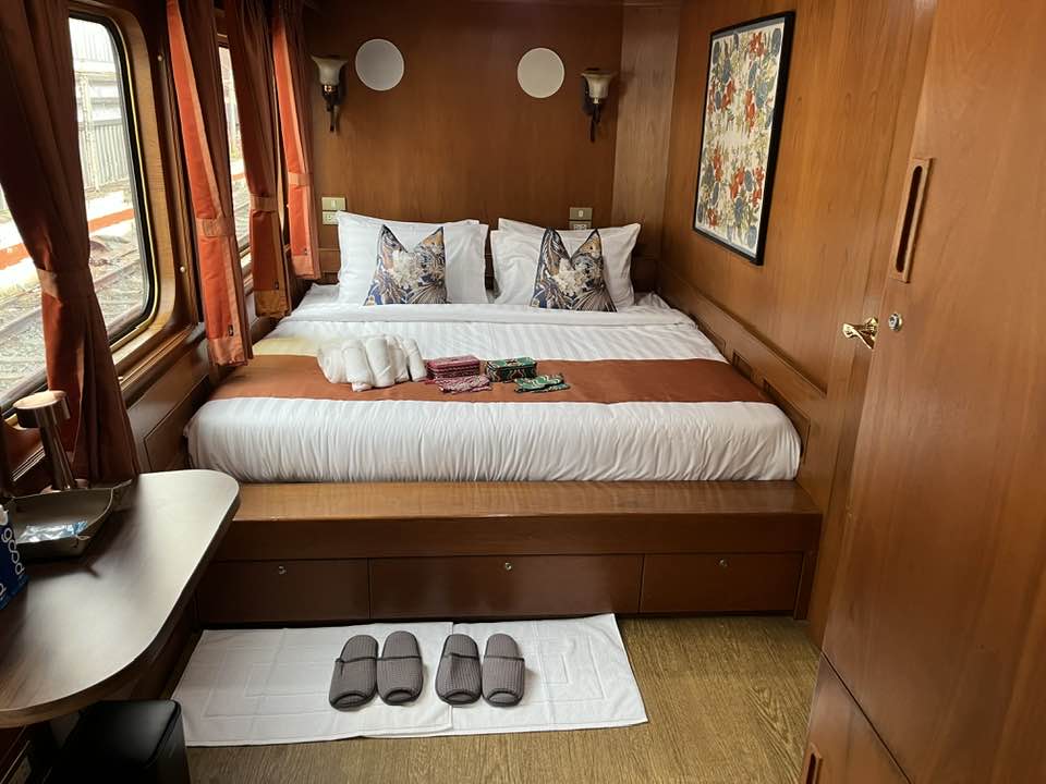 I experienced the Blue Jasmine train in Thailand.